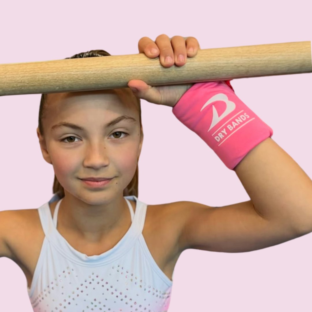 DRYbands gymnastics wristbands that are more comfortable for gymnasts!